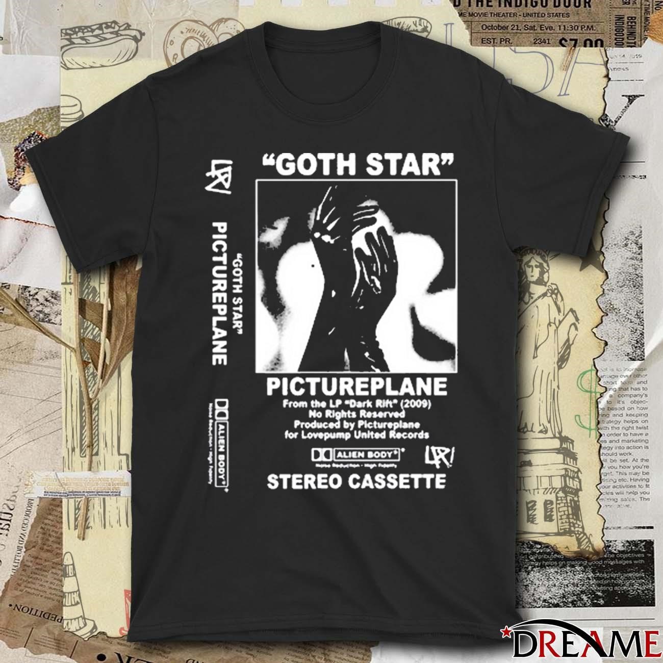 Official Goth Star Pictureplane Stereo Cassette t-shirt, hoodie ...