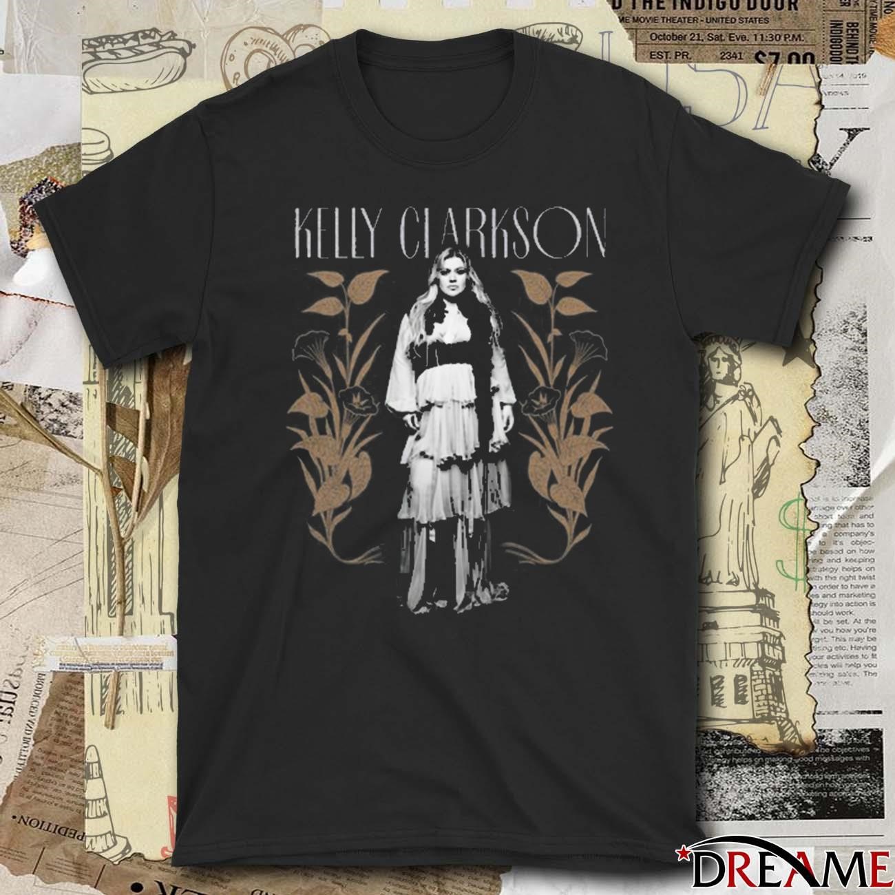 Official Kelly Clarkson Floral Photo 2024 t-shirt, hoodie, sweater ...