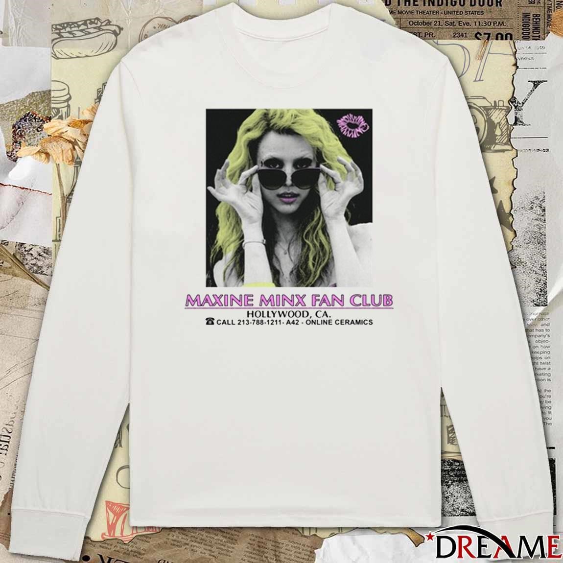 Official A24 Ceramics X Maxine Minx Fan Club t-shirt, hoodie, sweater, long sleeve and tank top