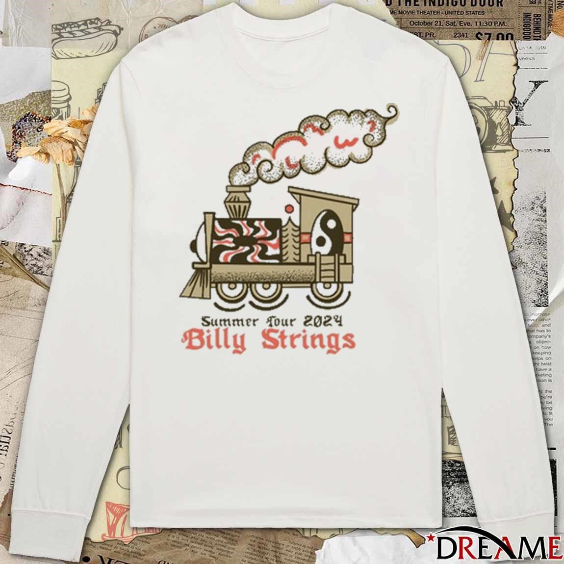 Official Billy Strings Train Summer Tour 2024 t-shirt, hoodie, sweater ...