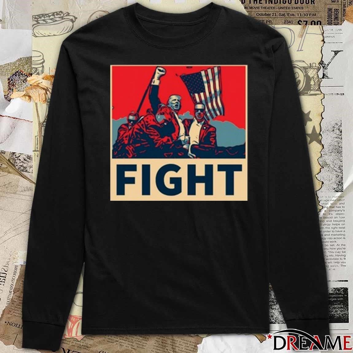 Official David Harris Jr Donald Trump Fight Retro New t-shirt, hoodie ...