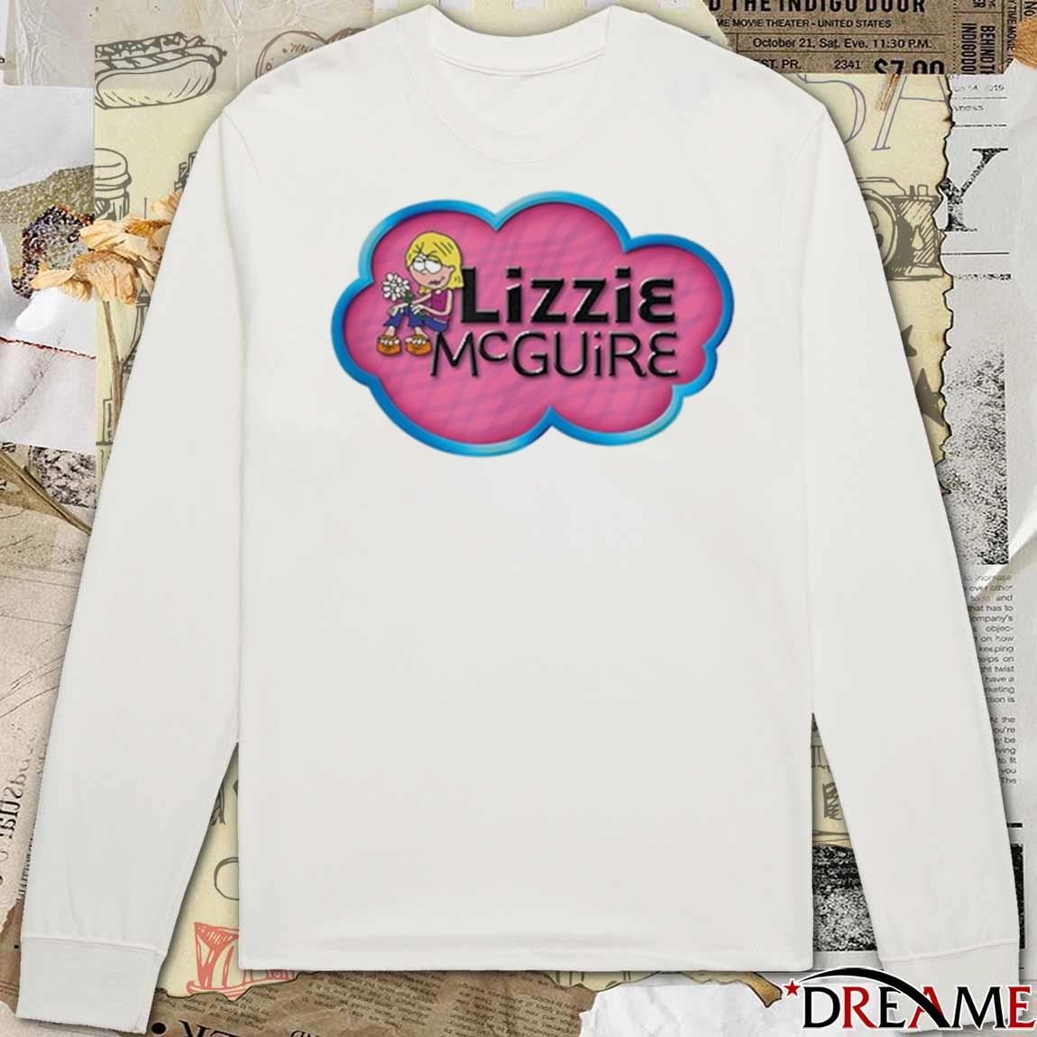 Official Lizzie Mcguire Animated Lizzie Logo New t-shirt, hoodie ...