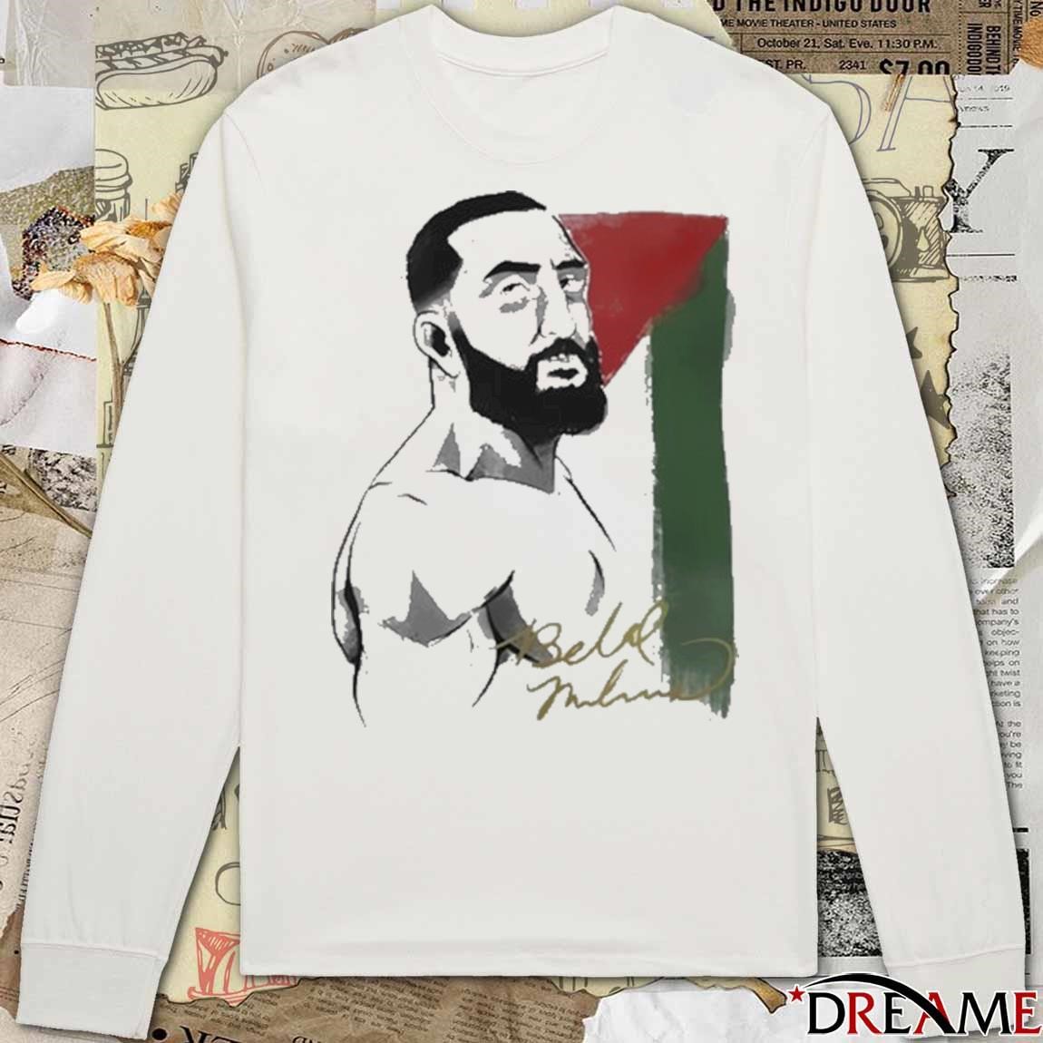 Official Remember The Name Belal Muhammad O G Flag Painting t-shirt ...