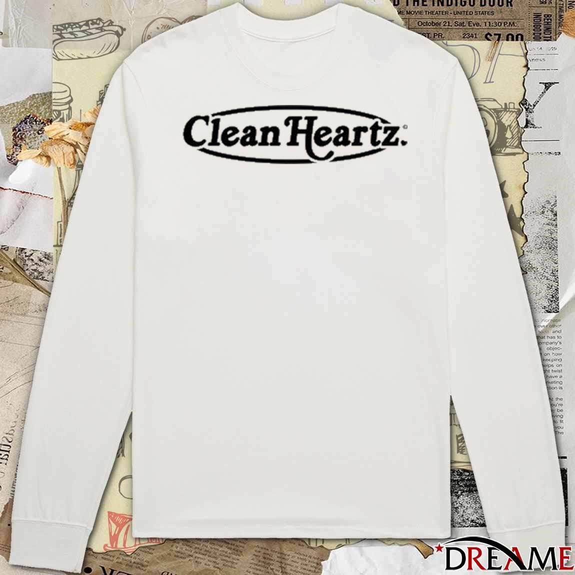 Official Sketch (Streamer) Wearing Clean Heartz Signature Logo t-shirt, hoodie, sweater, long ...