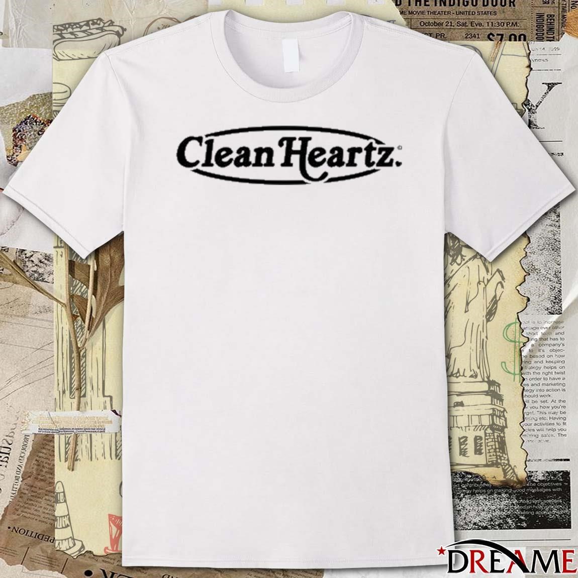 Official Sketch (Streamer) Wearing Clean Heartz Signature Logo t-shirt, hoodie, sweater, long ...