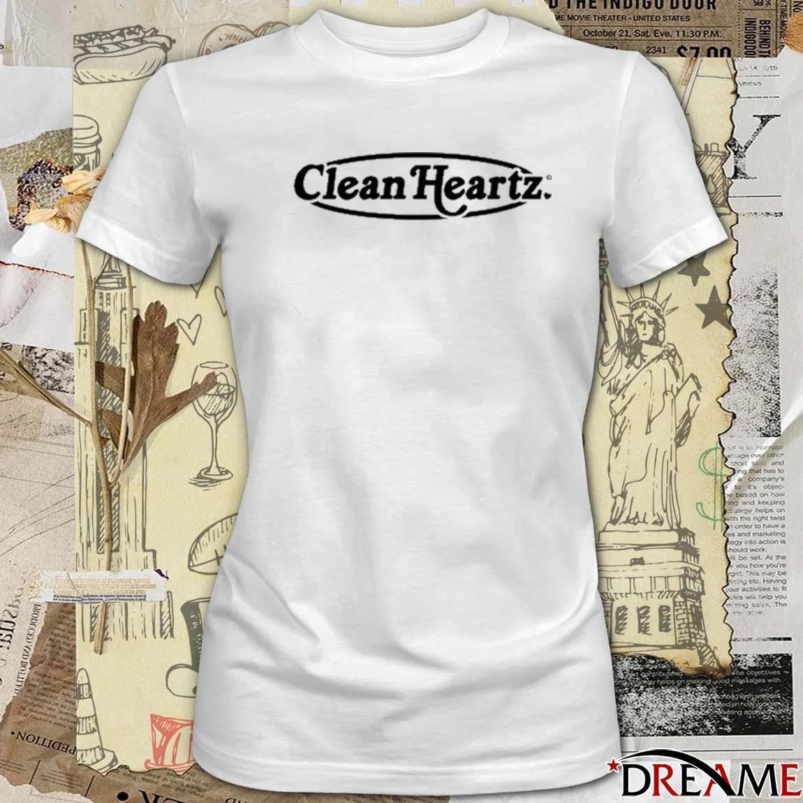 Official Sketch (Streamer) Wearing Clean Heartz Signature Logo t-shirt, hoodie, sweater, long ...