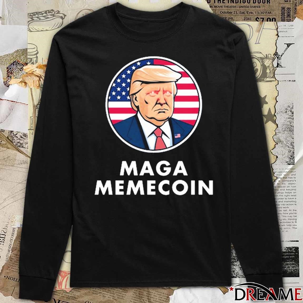 Official Steven Steele Donald Trump Maga Memecoin Painting t-shirt ...