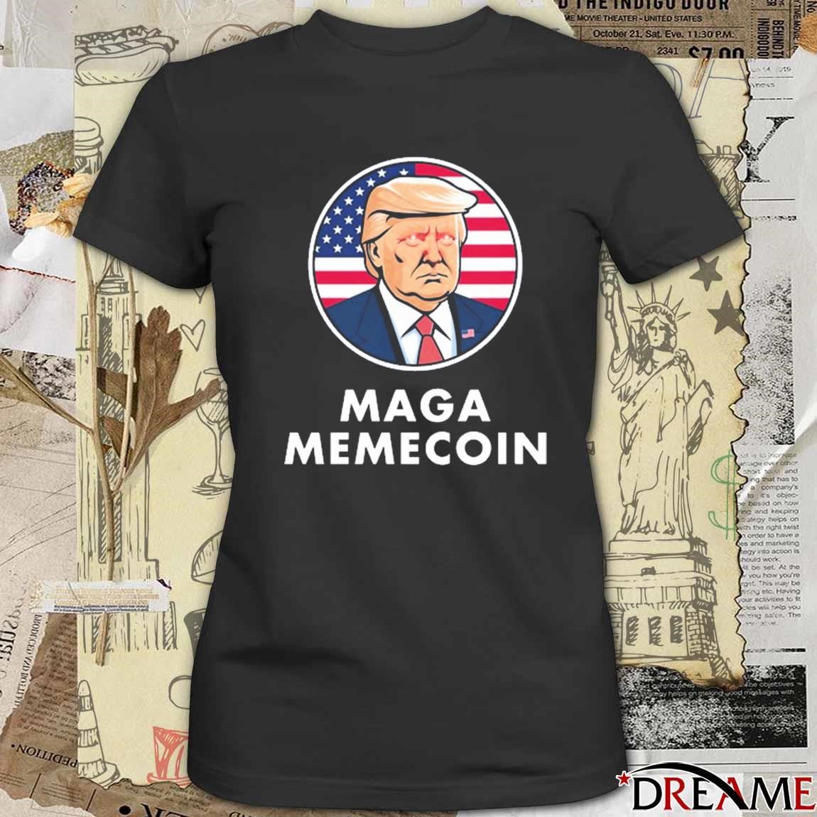 Official Steven Steele Donald Trump Maga Memecoin Painting t-shirt ...