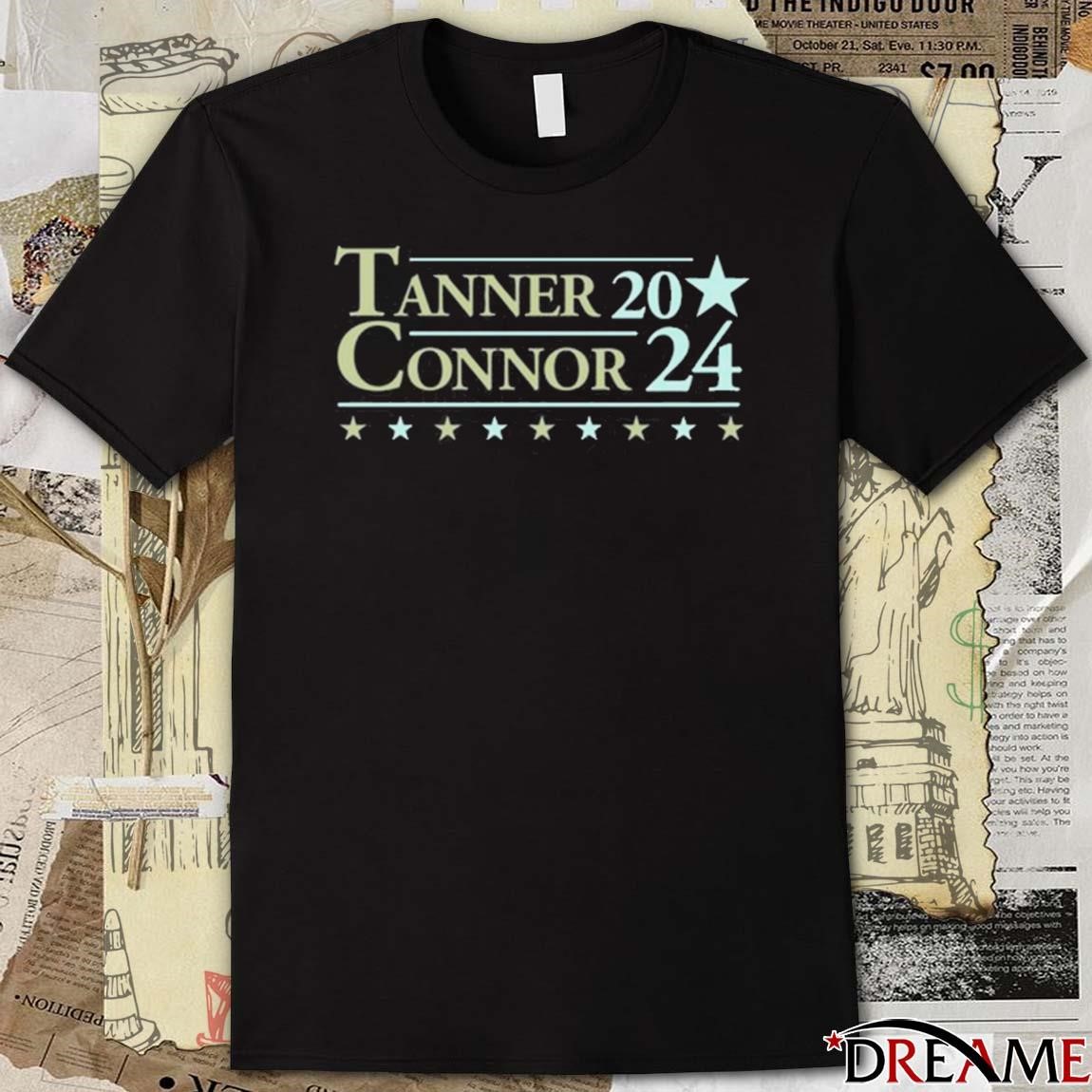 Official Tanner Connor 2024 Make America Smile Again t-shirt, hoodie ...