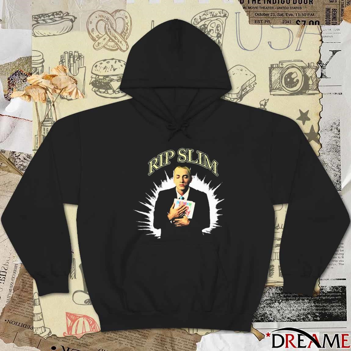 Official The Death Of Slim Shady Eminem Rip Slim t-shirt, hoodie ...