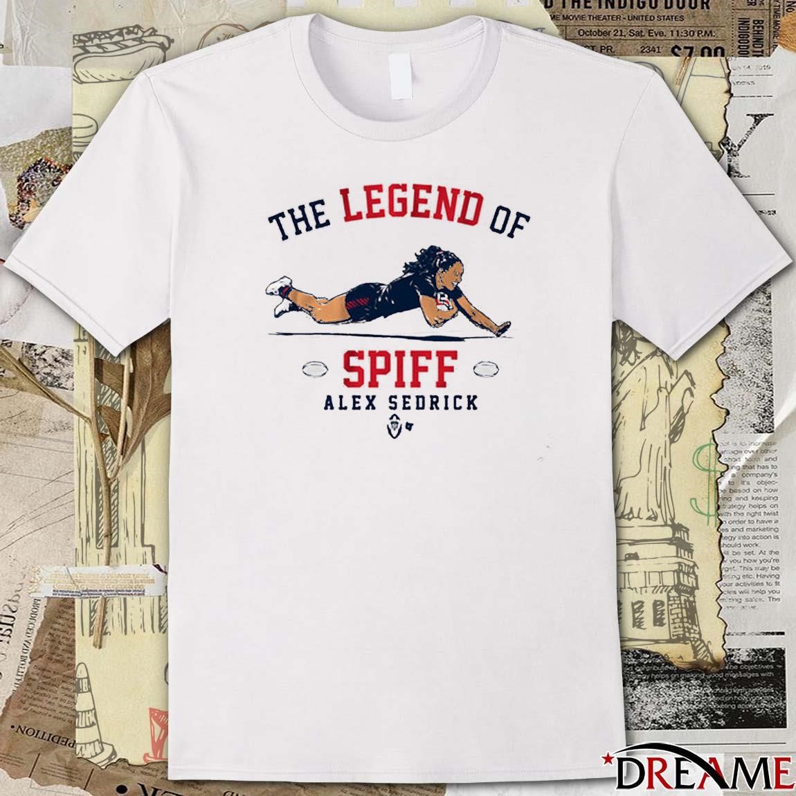 Official Alex Sedrick The Legend of Spiff Team USA t-shirt, hoodie ...