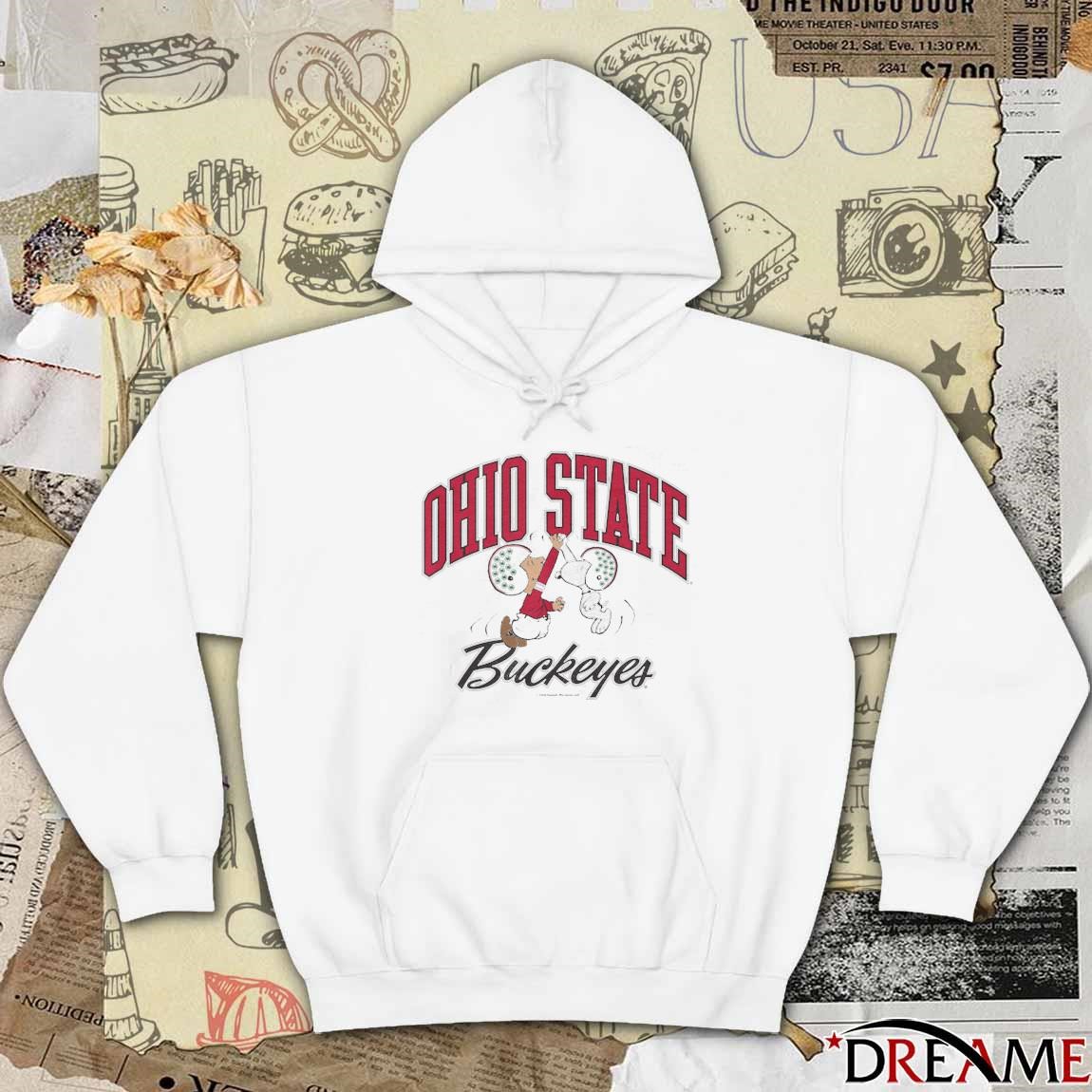 Official Charlie Brown And Snoopy Peanuts x Ohio State Buckeyes ...