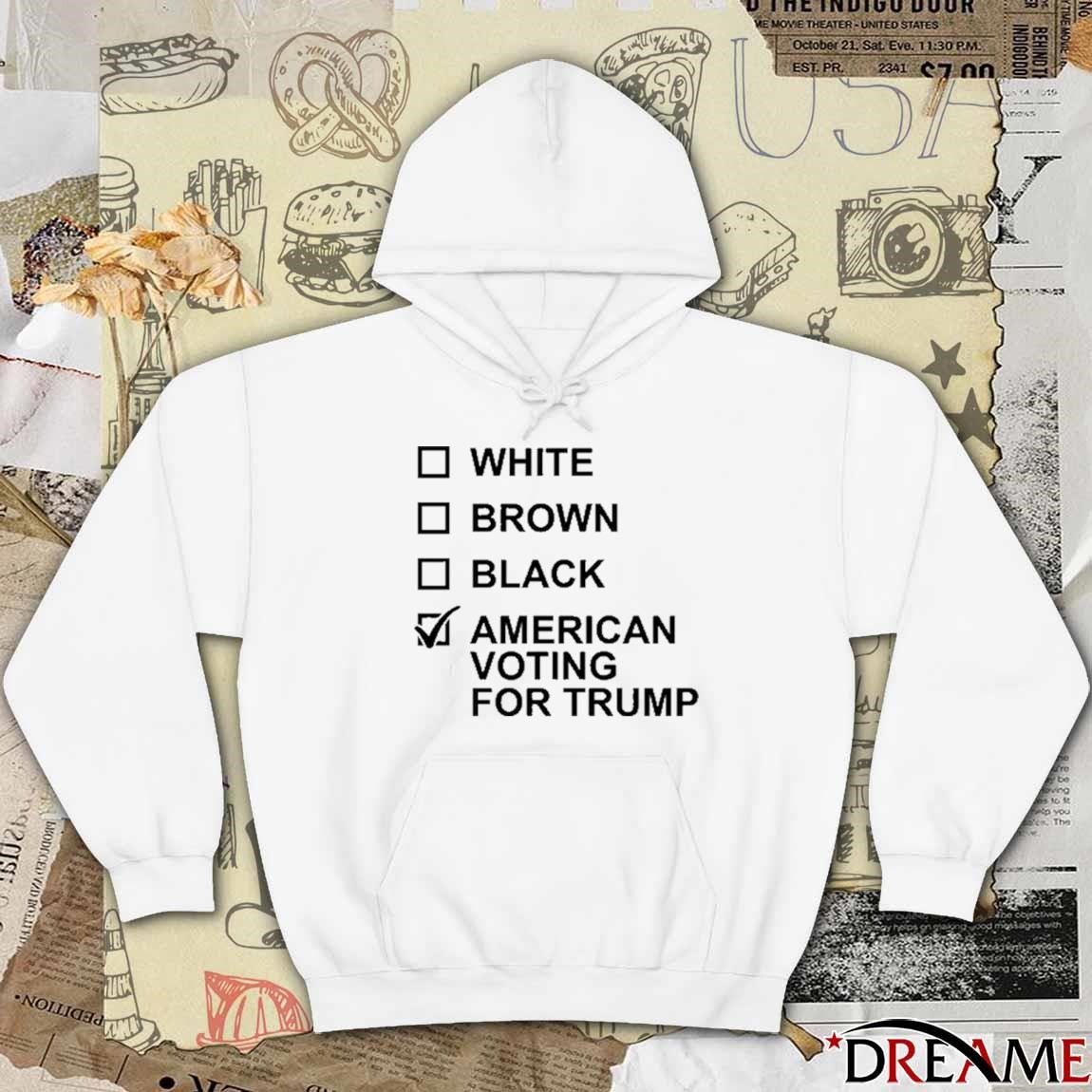 Official David Harris Jr White Brown Black American Voting For Donald ...