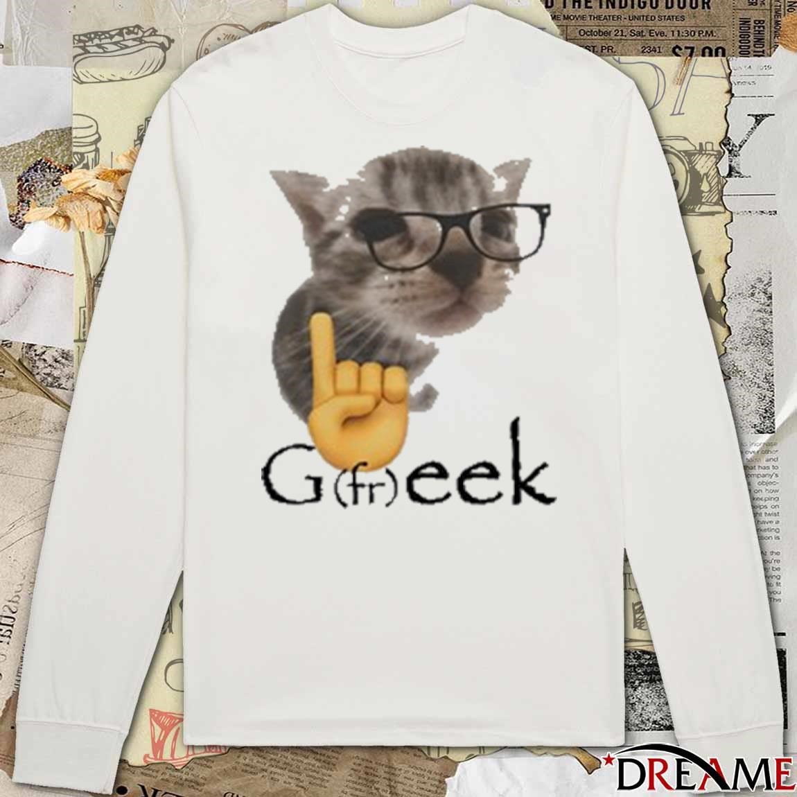 Official Goofy Ahh Geek Cat t-shirt, hoodie, sweater, long sleeve and ...