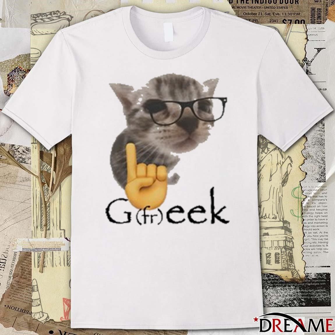 Official Goofy Ahh Geek Cat t-shirt, hoodie, sweater, long sleeve and ...