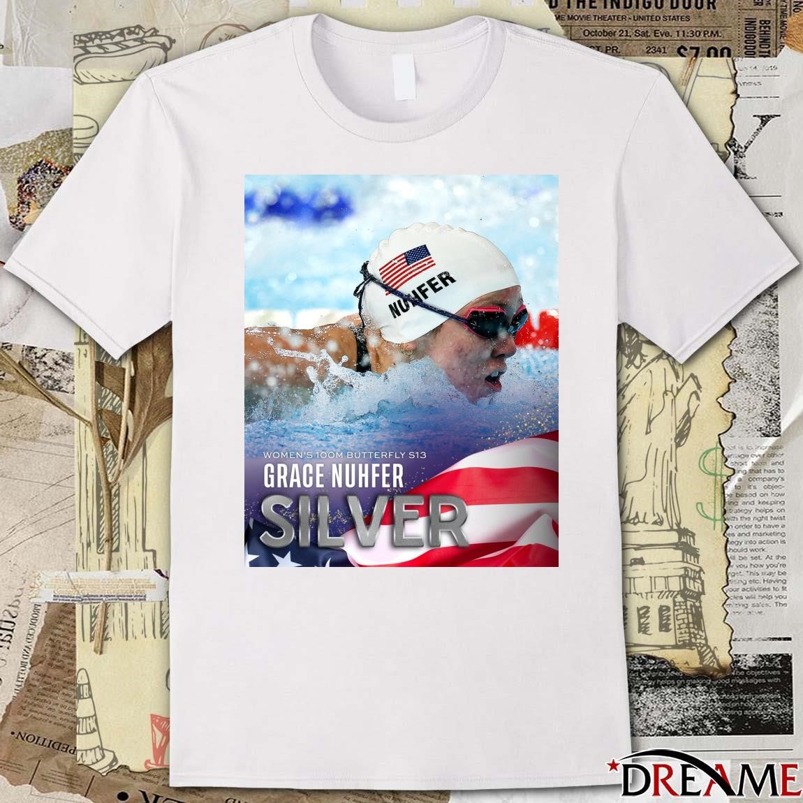 Official Grace Nuhfer Team USA Silver Medal Women's 100m Butterfly S13 ...