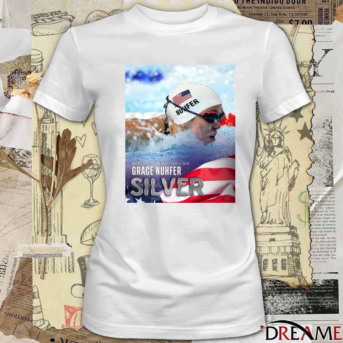 Official Grace Nuhfer Team USA Silver Medal Women's 100m Butterfly S13 ...