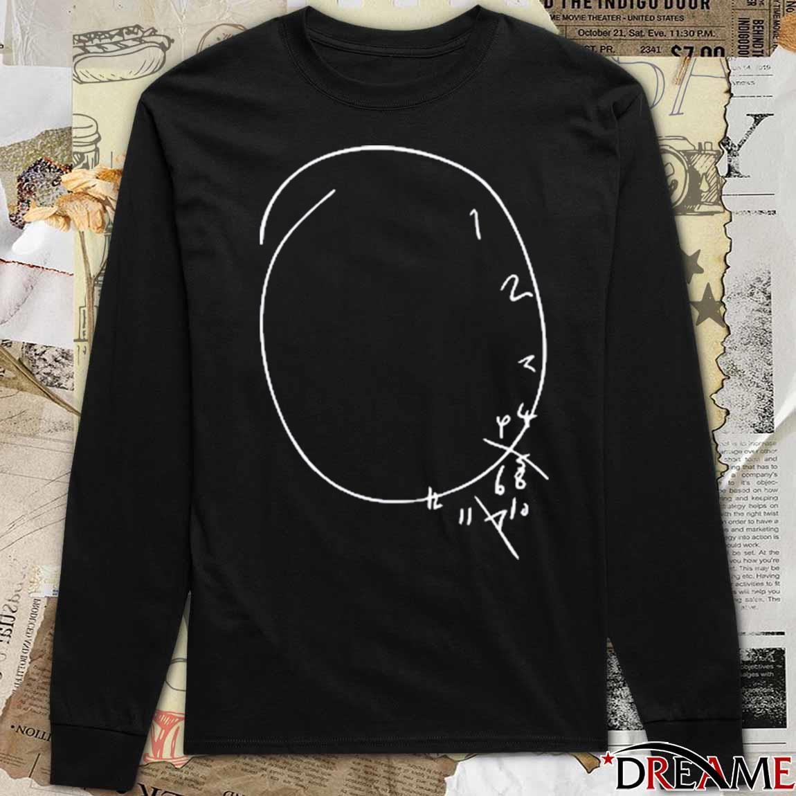 Official Hannibal Lecter Clock Face Drawing Cult Tv t-shirt, hoodie ...