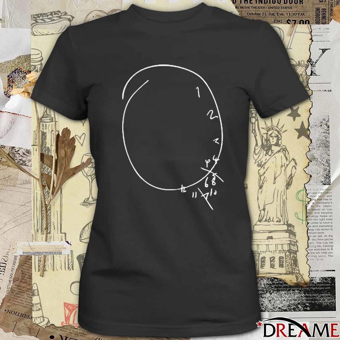 Official Hannibal Lecter Clock Face Drawing Cult Tv t-shirt, hoodie ...