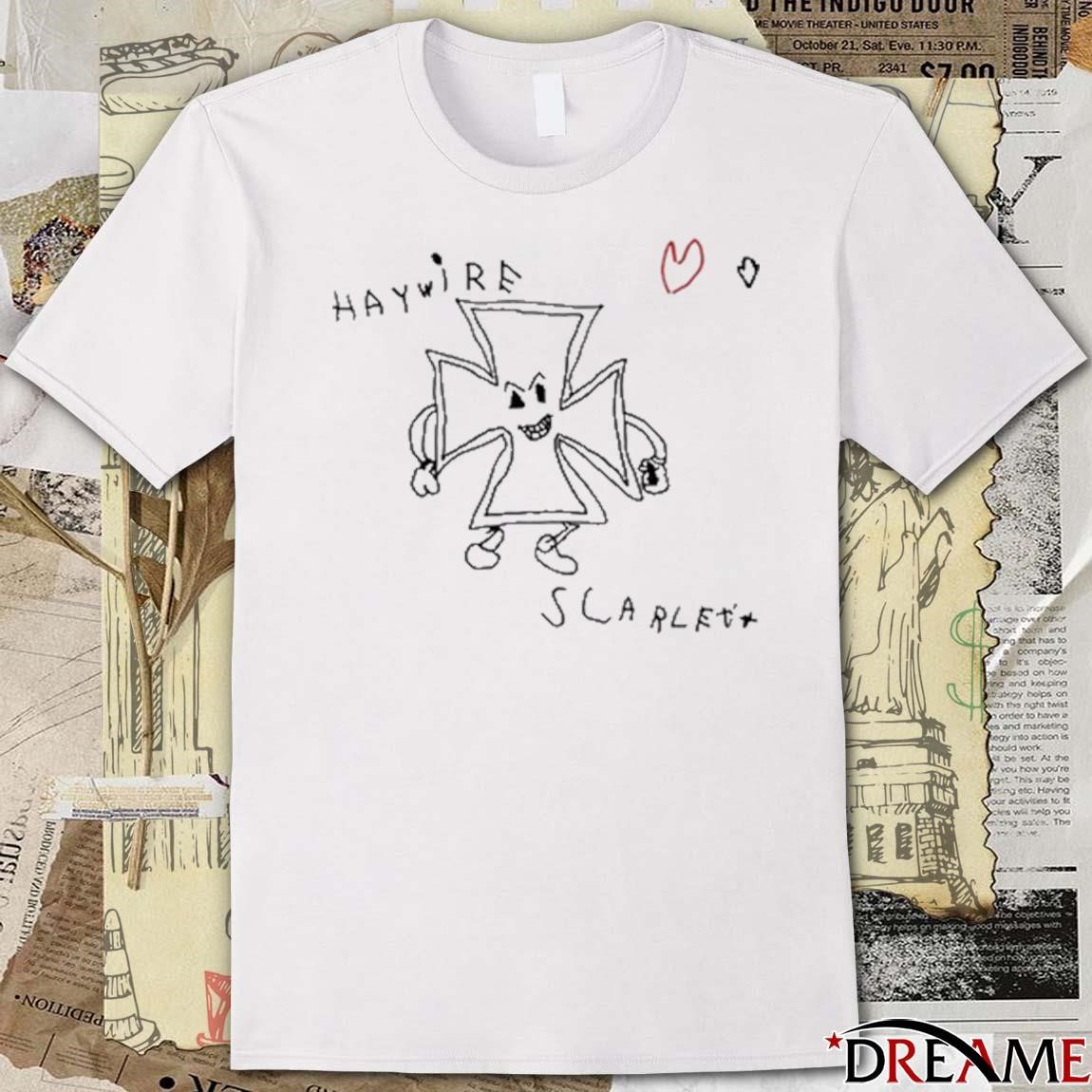 Official Haywire Scarlett Drawing t-shirt, hoodie, sweater, long sleeve ...