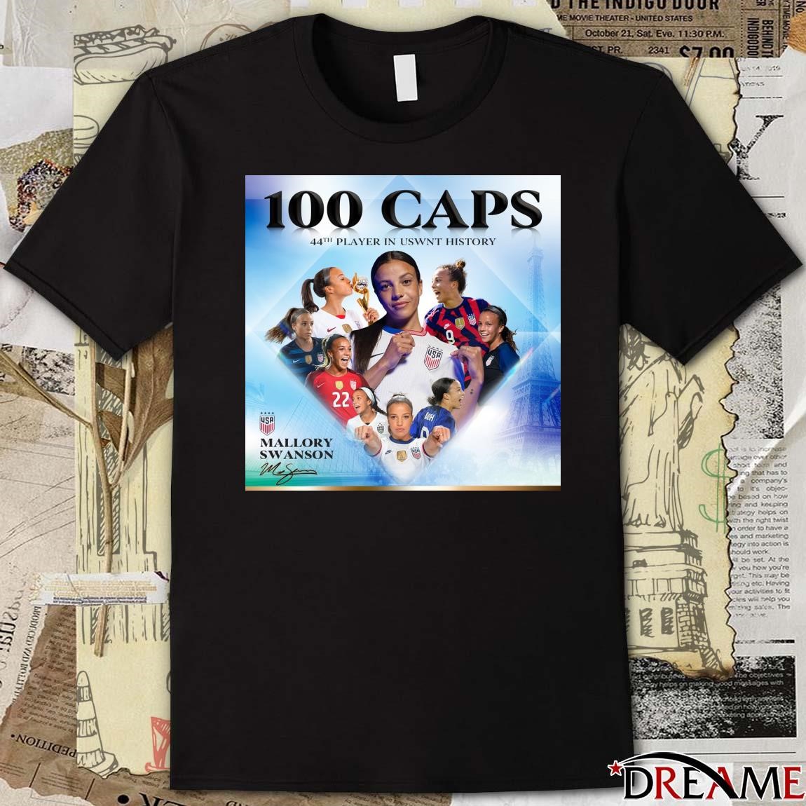 Official Mallory Swanson 100 Caps 44th Player In USWNT History ...