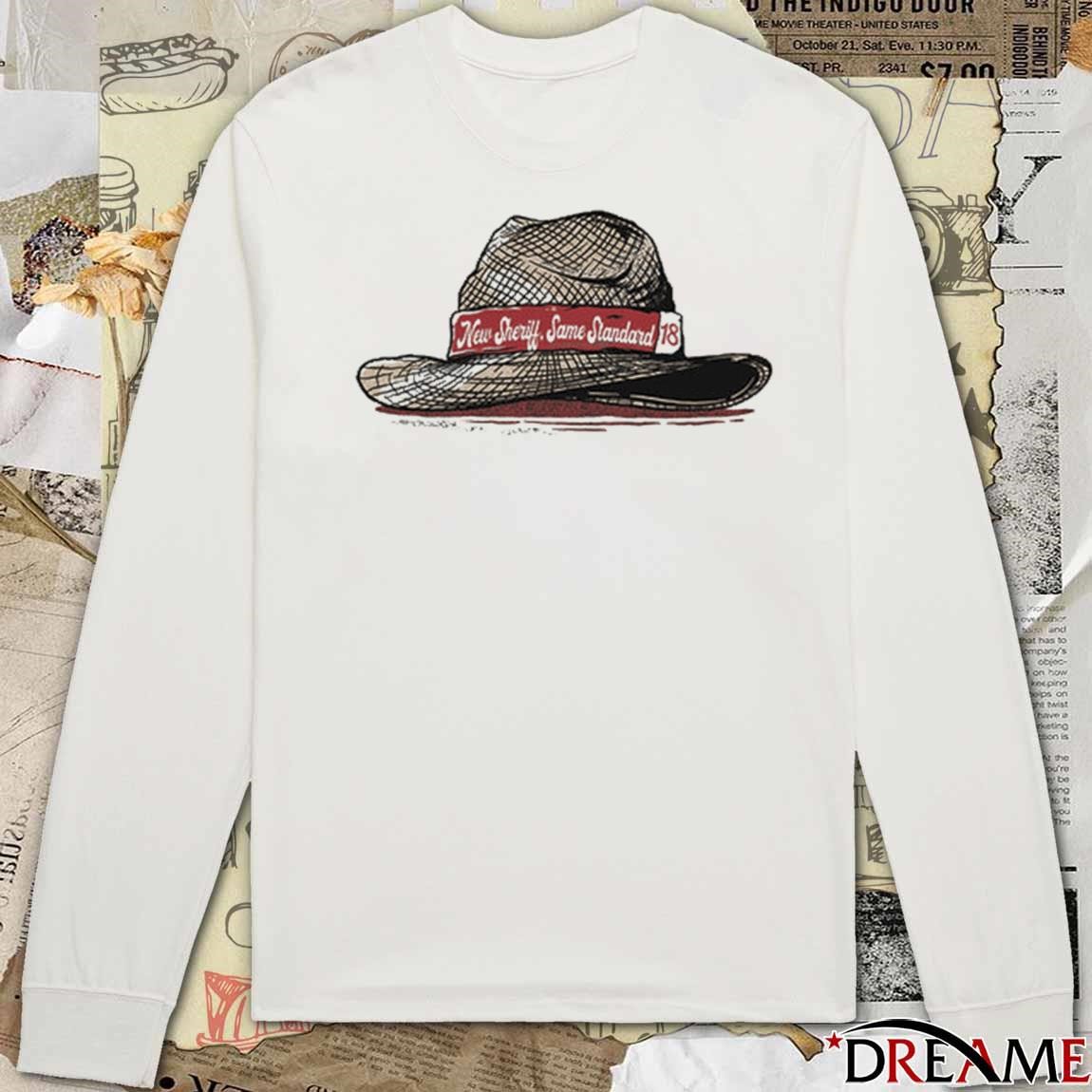 Official New Sheriff Same Standard Pocket t-shirt, hoodie, sweater ...