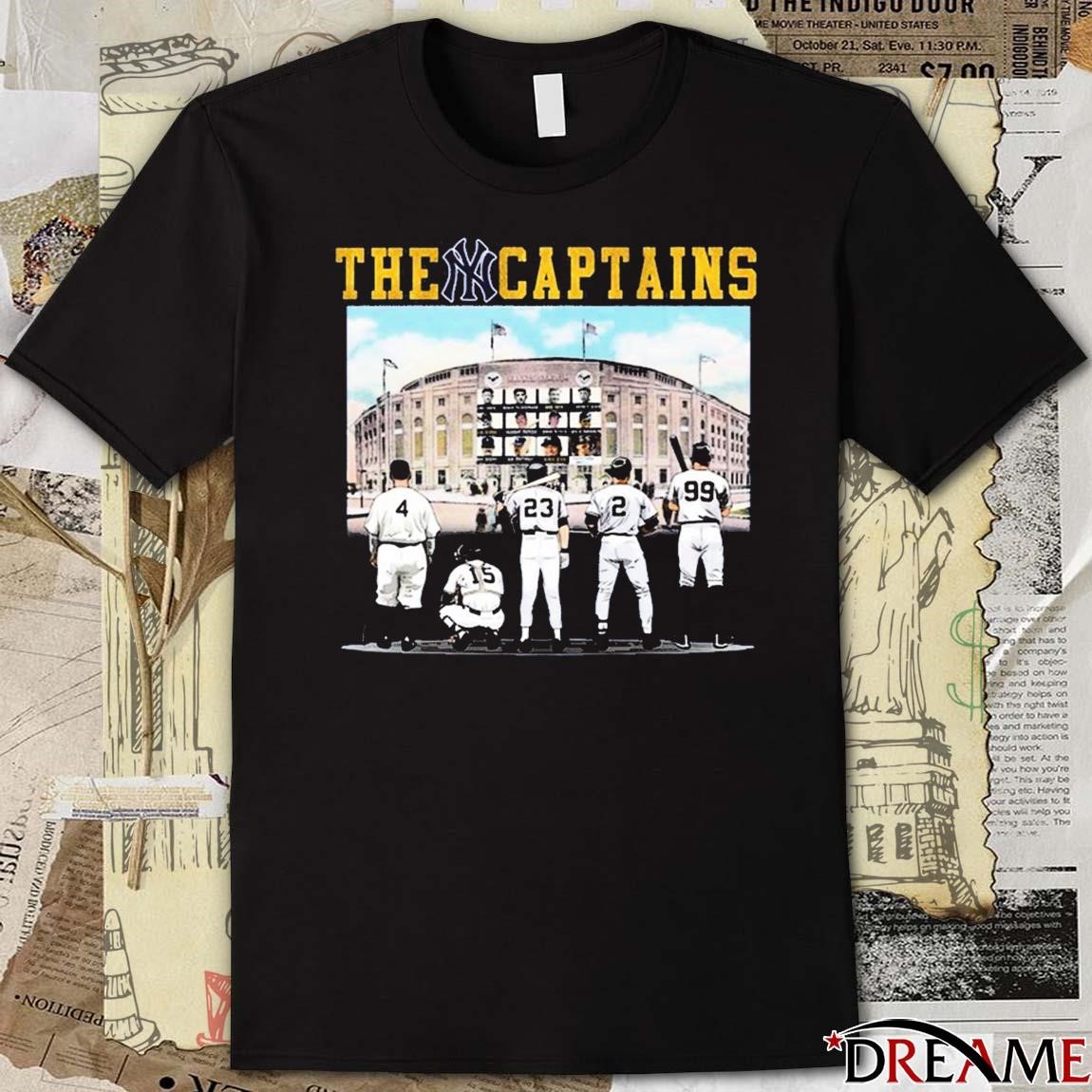 Official New York Yankees The Captains Of All Time 2024 t-shirt, hoodie ...