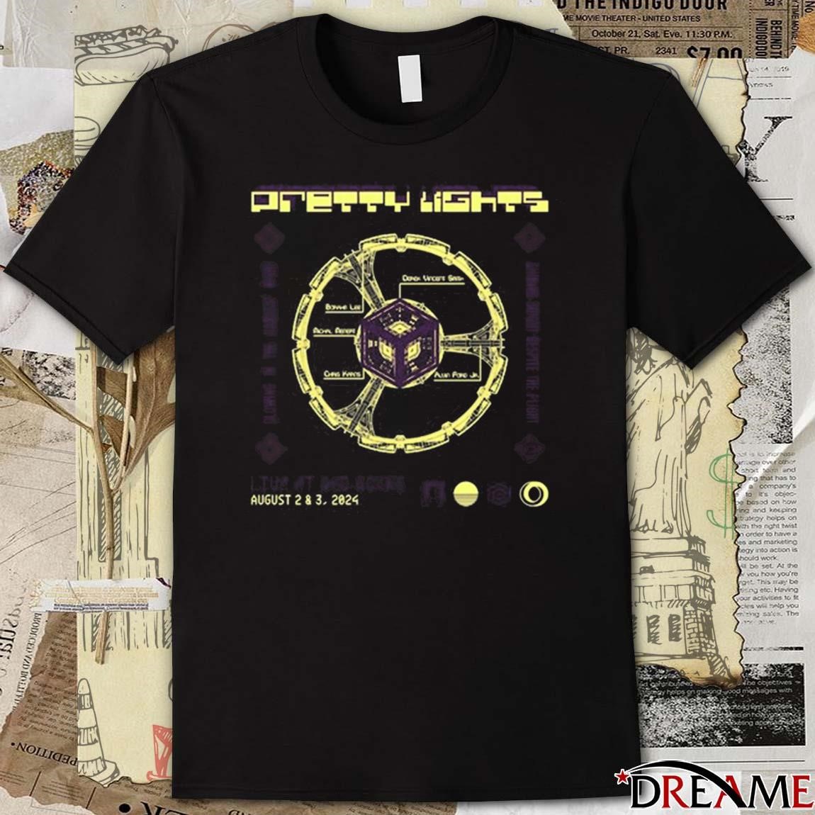 Official Pretty Lights Red Rocks Morrison CO Aug 2-3 2024 t-shirt ...