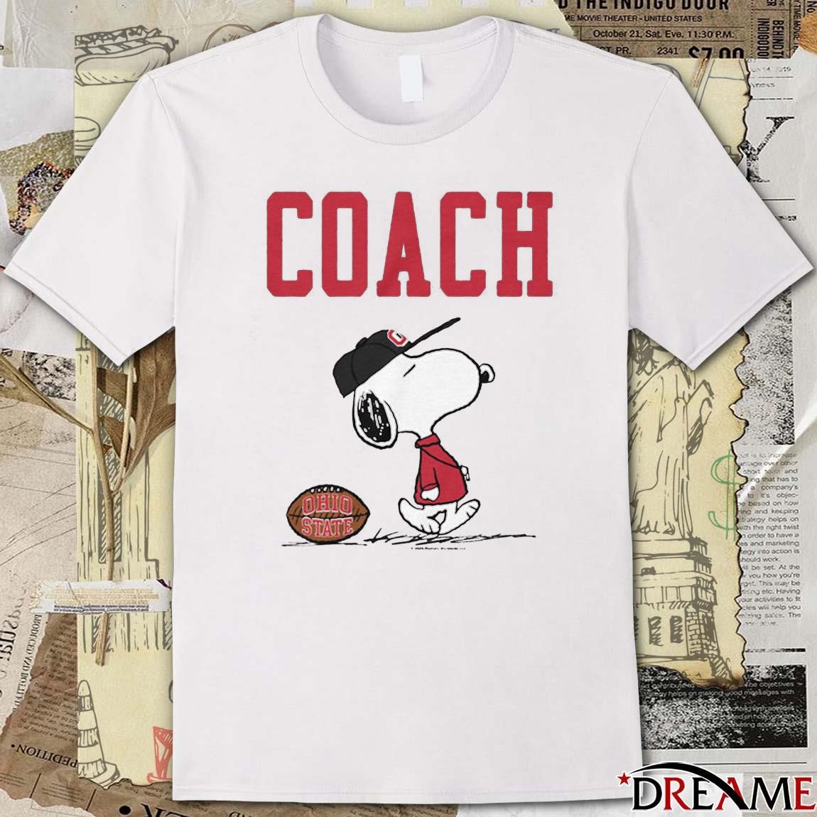 Official Snoopy Peanuts x Ohio State World Famous Football Coach t ...