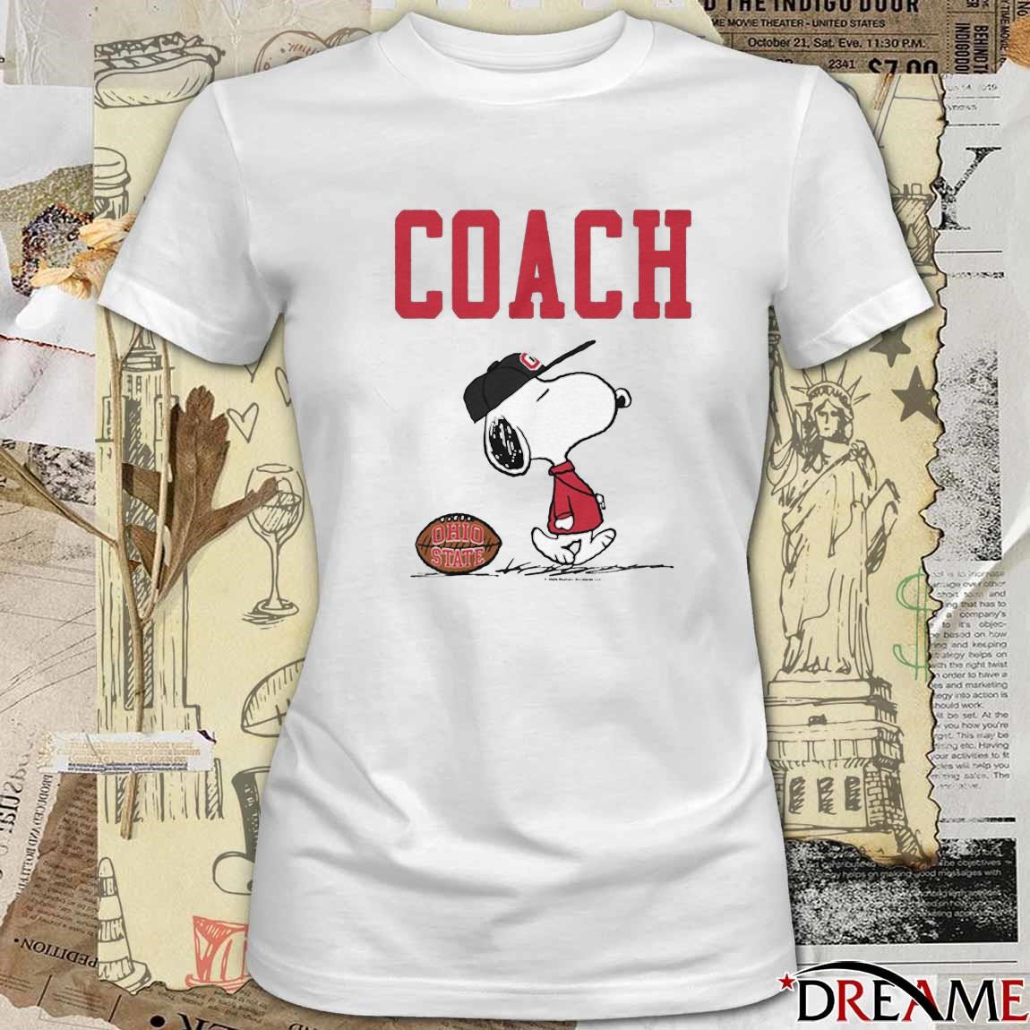 Official Snoopy Peanuts x Ohio State World Famous Football Coach t ...