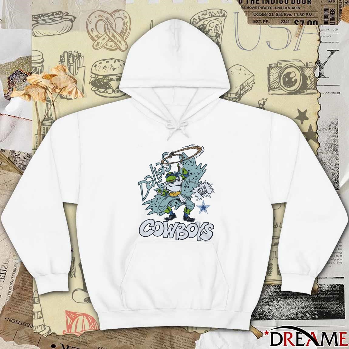 Official TMNT Leonardo x Dallas Cowboys Let's Go Dudes t-shirt, hoodie ...