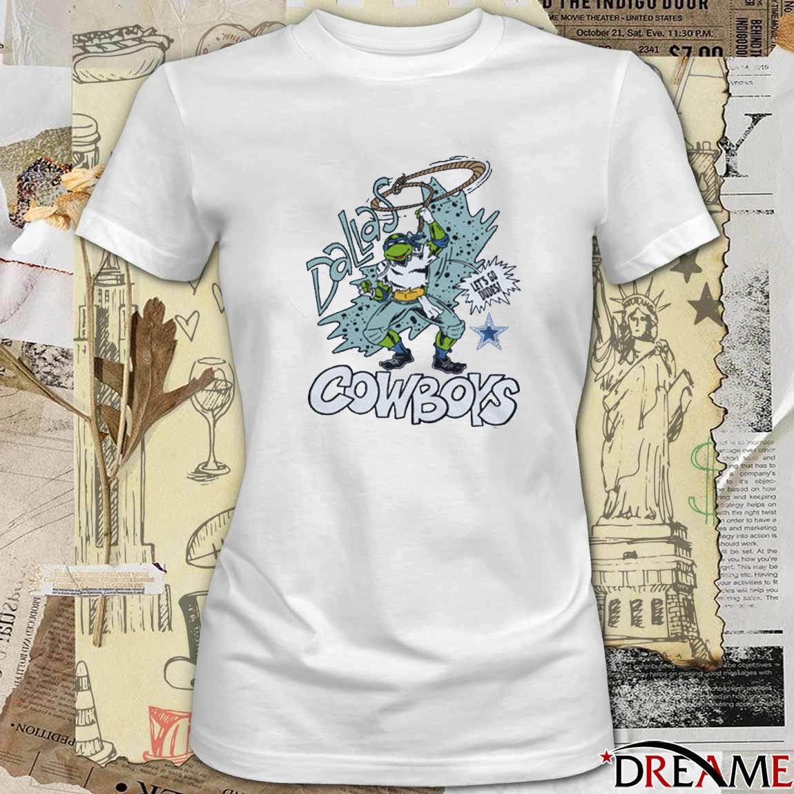 Official TMNT Leonardo x Dallas Cowboys Let's Go Dudes t-shirt, hoodie ...