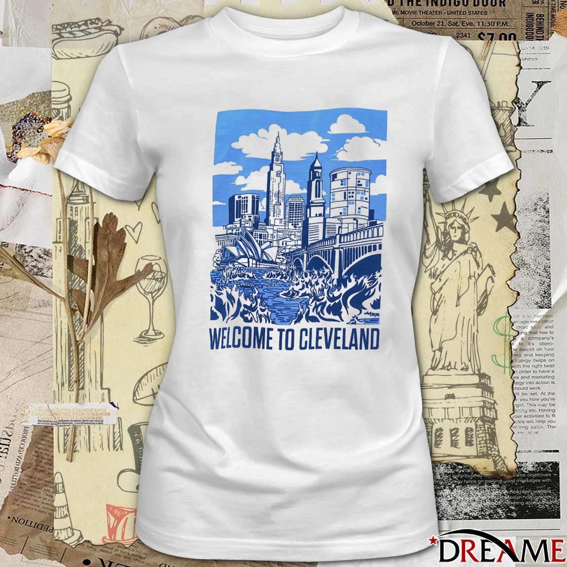 Official The Land Down Under Welcome To Cleveland t-shirt, hoodie ...