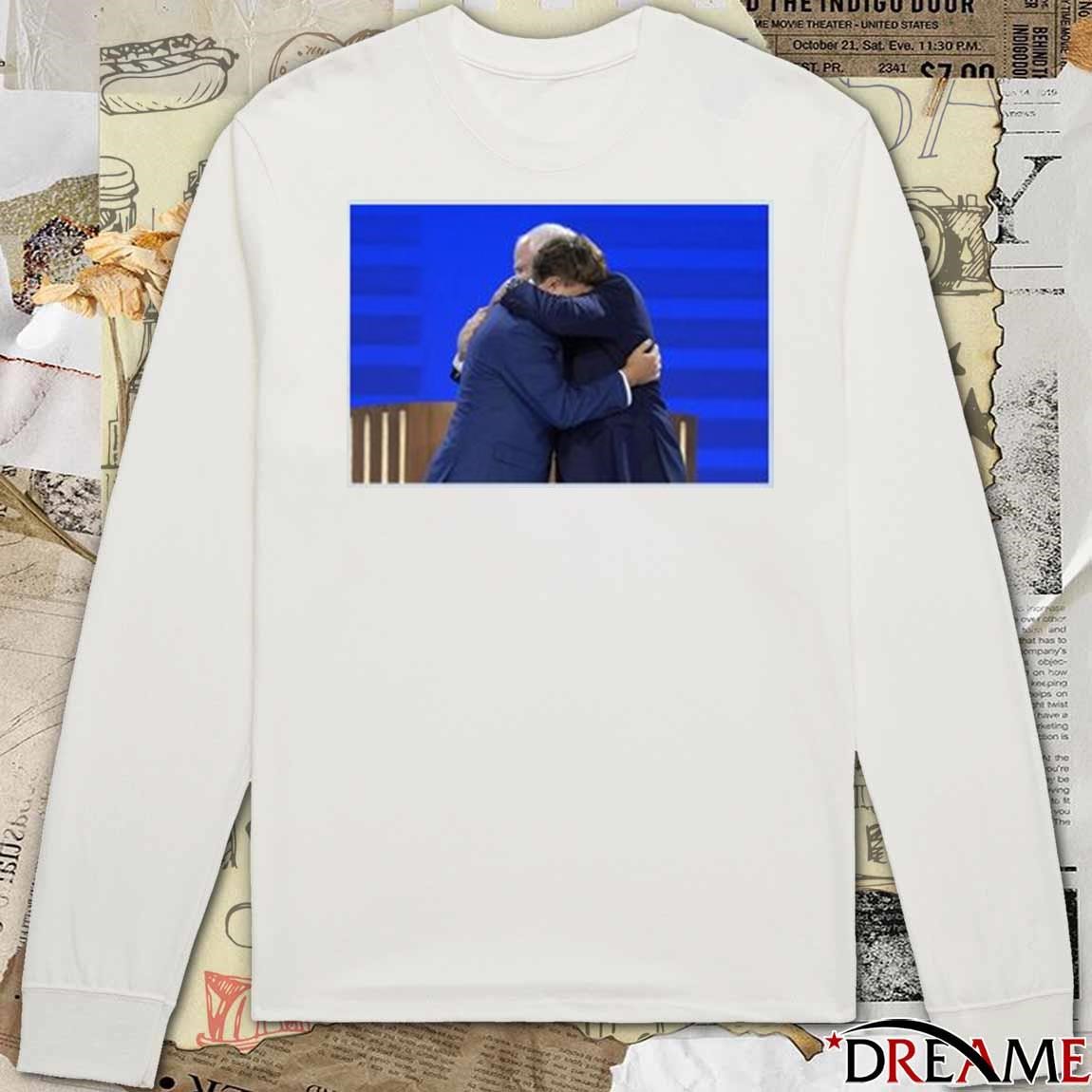 Official Tim Walz Hugs His Son, Gus Walz, During The Third Night Of The ...