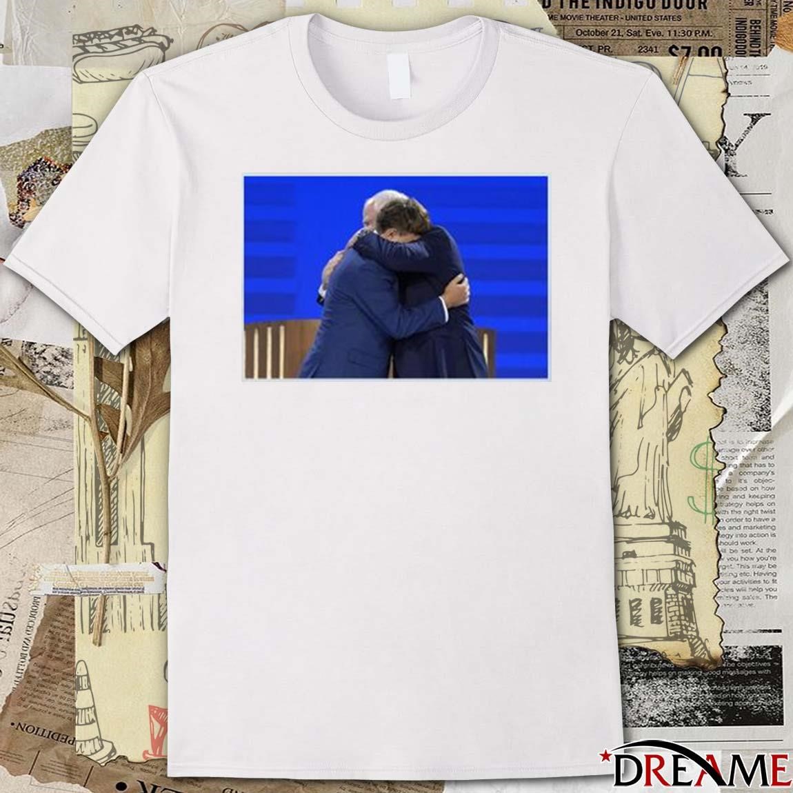 Official Tim Walz Hugs His Son, Gus Walz, During The Third Night Of The ...