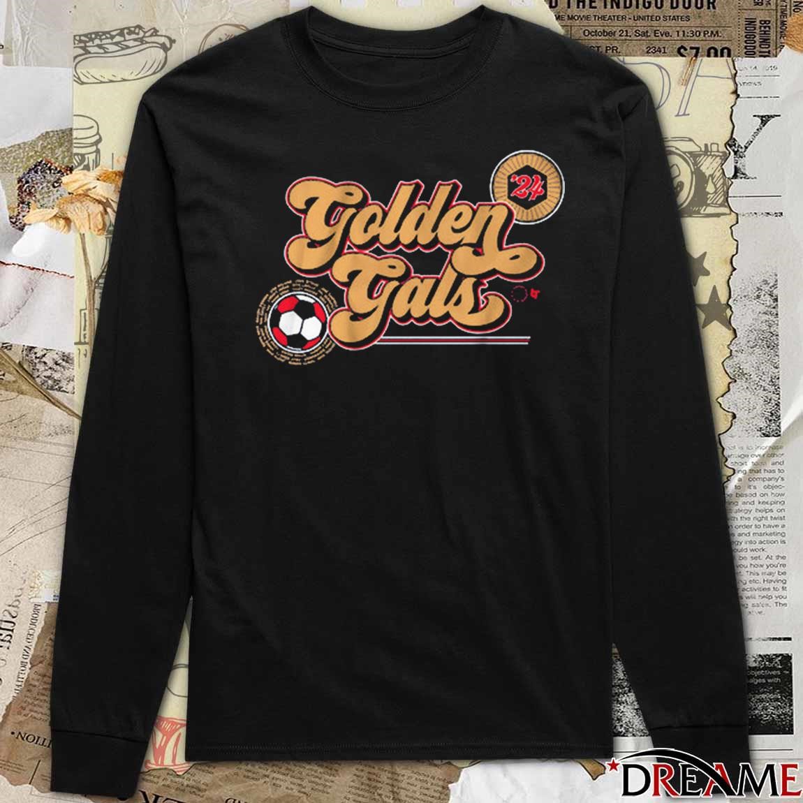 Official USA Golden Medal Gals '24 t-shirt, hoodie, sweater, long ...