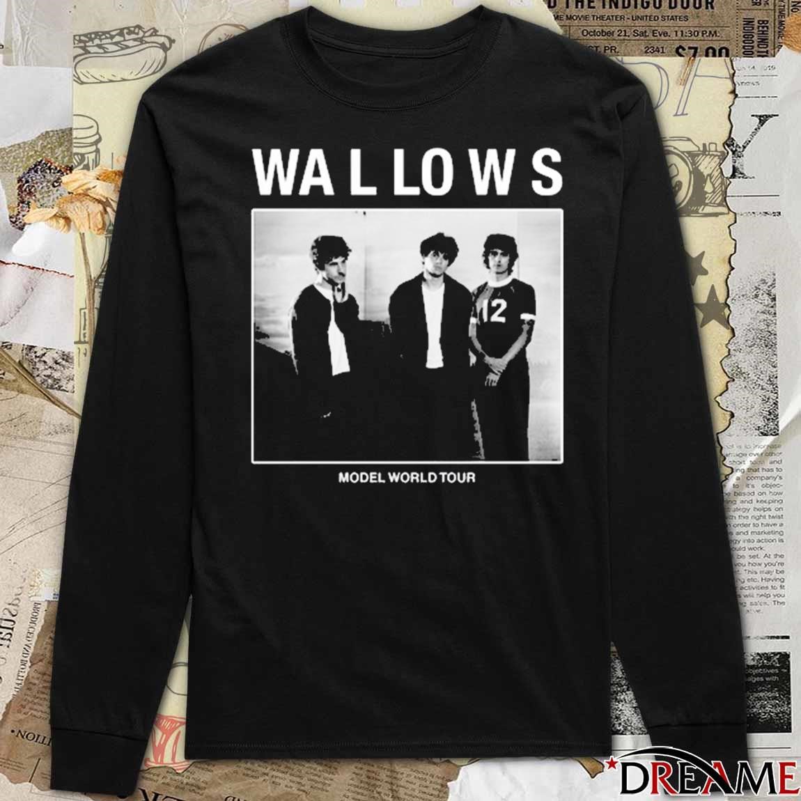 Official Wallows Model World Tour photo t-shirt, hoodie, sweater, long ...
