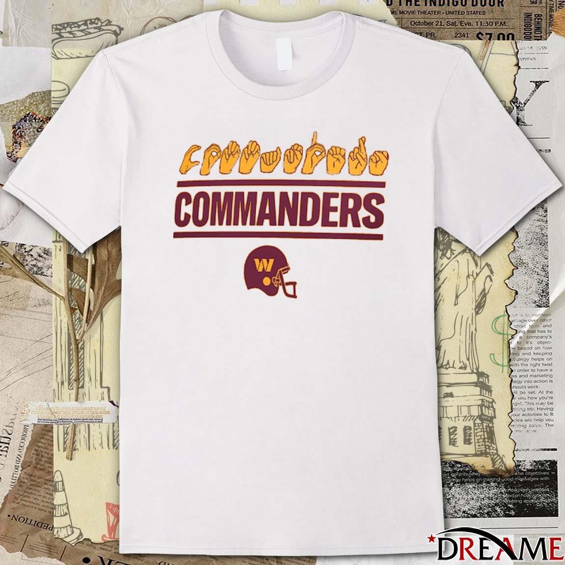 Official Washington Commanders The NFL ASL Collection by Love Sign 2024 ...