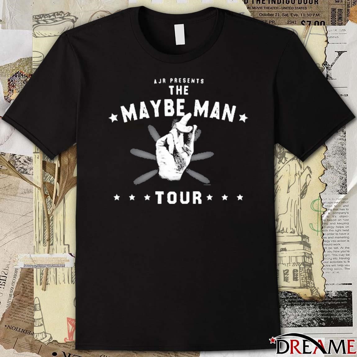 Official 2024 AJR Presents The Maybe Man Tour t-shirt, hoodie, sweater ...
