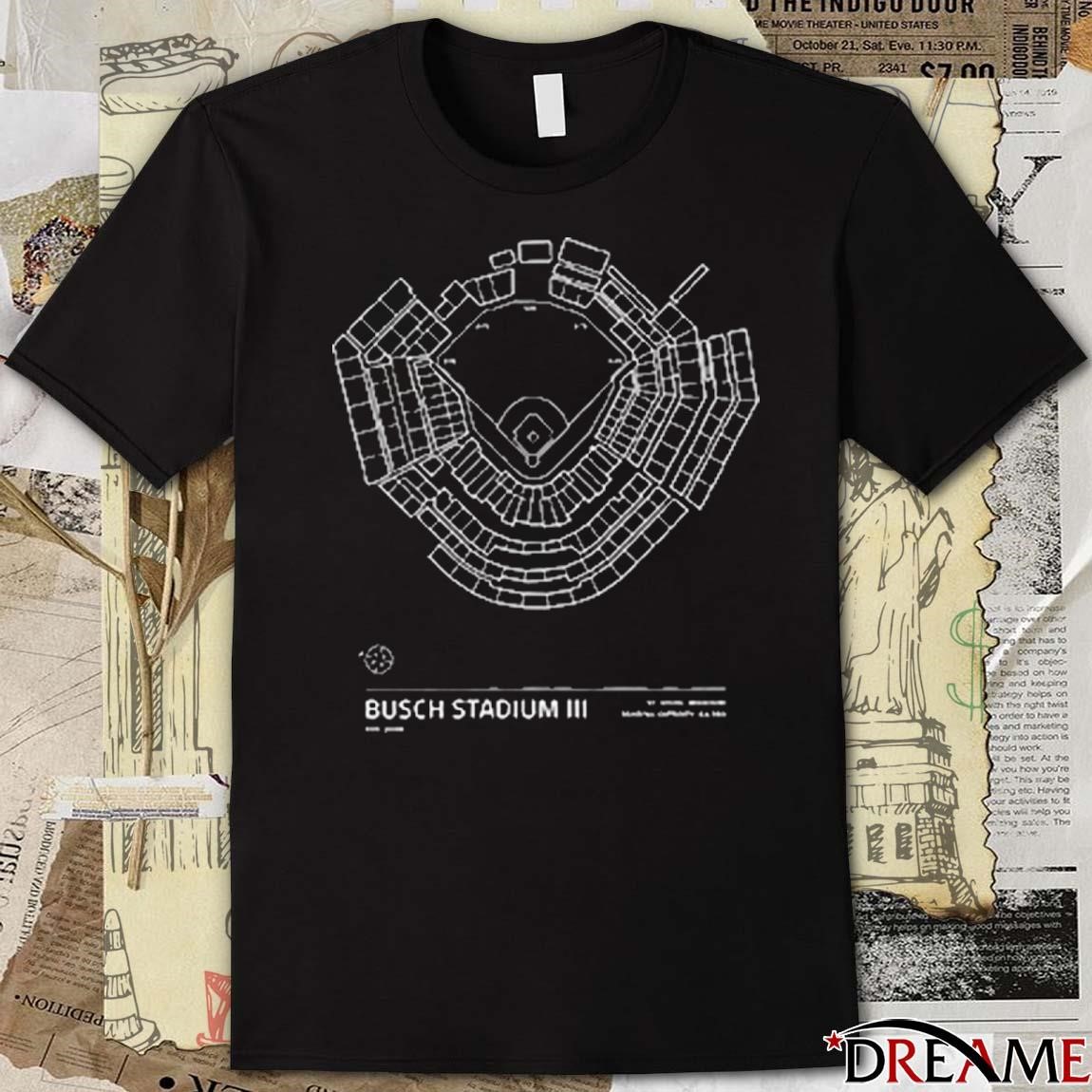 Official Busch Stadium III - Stadium t-shirt, hoodie, sweater, long ...