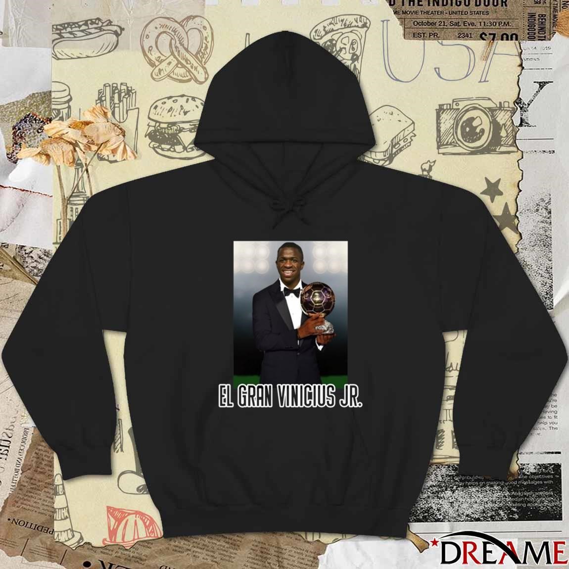 Official Clkbae El Gran Vinicius Jr. Photo t-shirt, hoodie, sweater ...
