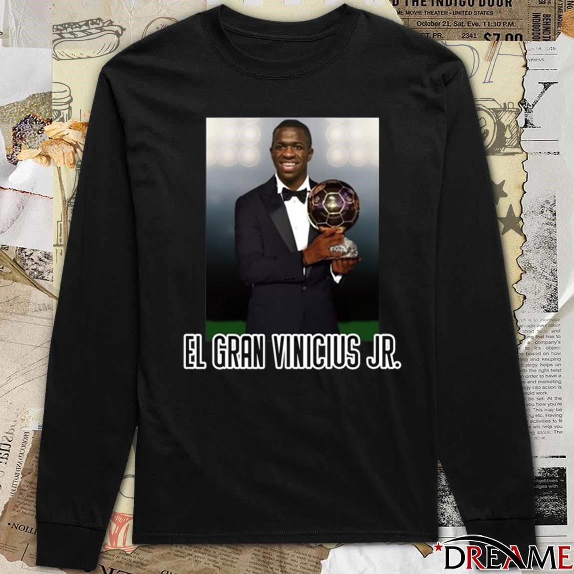 Official Clkbae El Gran Vinicius Jr. Photo t-shirt, hoodie, sweater ...