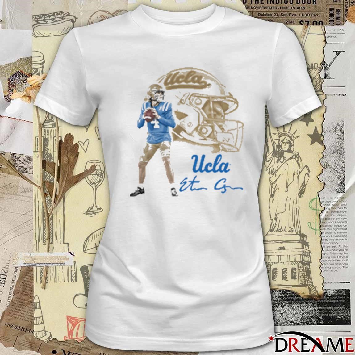 Official Ethan Garbers UCLA Bruins Portrait Graphic Signature t-shirt ...
