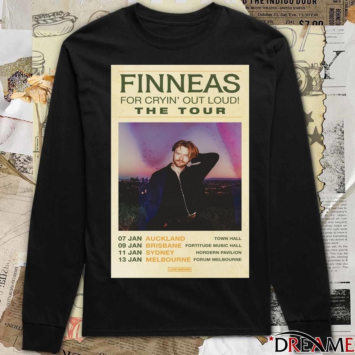 Official Poster Finneas For Cryin’ Out Loud The Tour t-shirt, hoodie ...