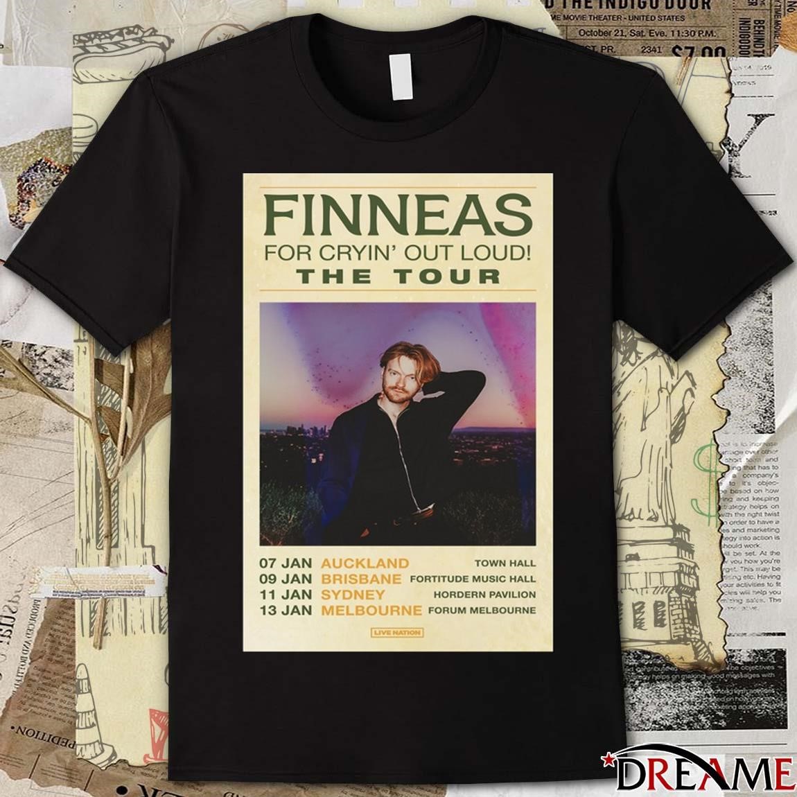 Official Poster Finneas For Cryin’ Out Loud The Tour t-shirt, hoodie ...