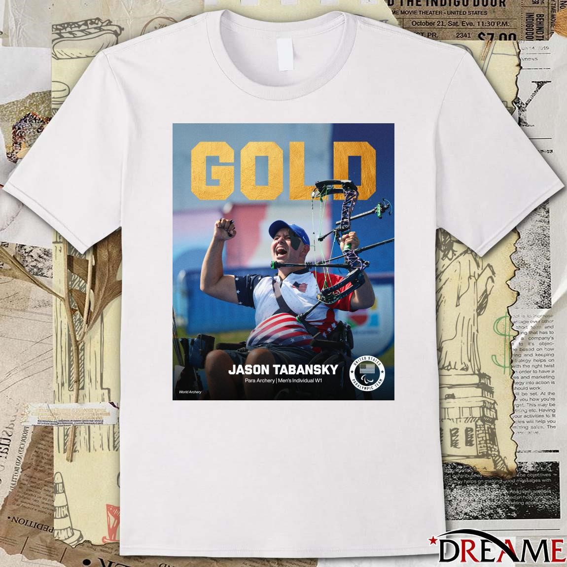 Official Poster Jason Tabansky Gold Medal Para Archery Paralympic Paris ...