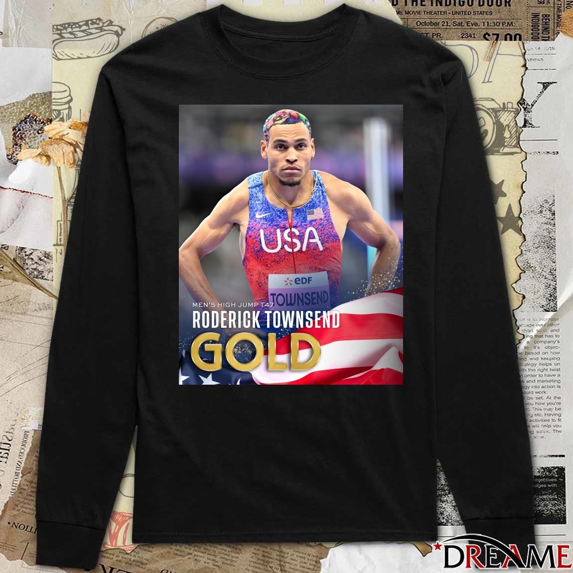 Official Poster Men's High Jump T47 Roderick Townsend Gold Medal Paris ...