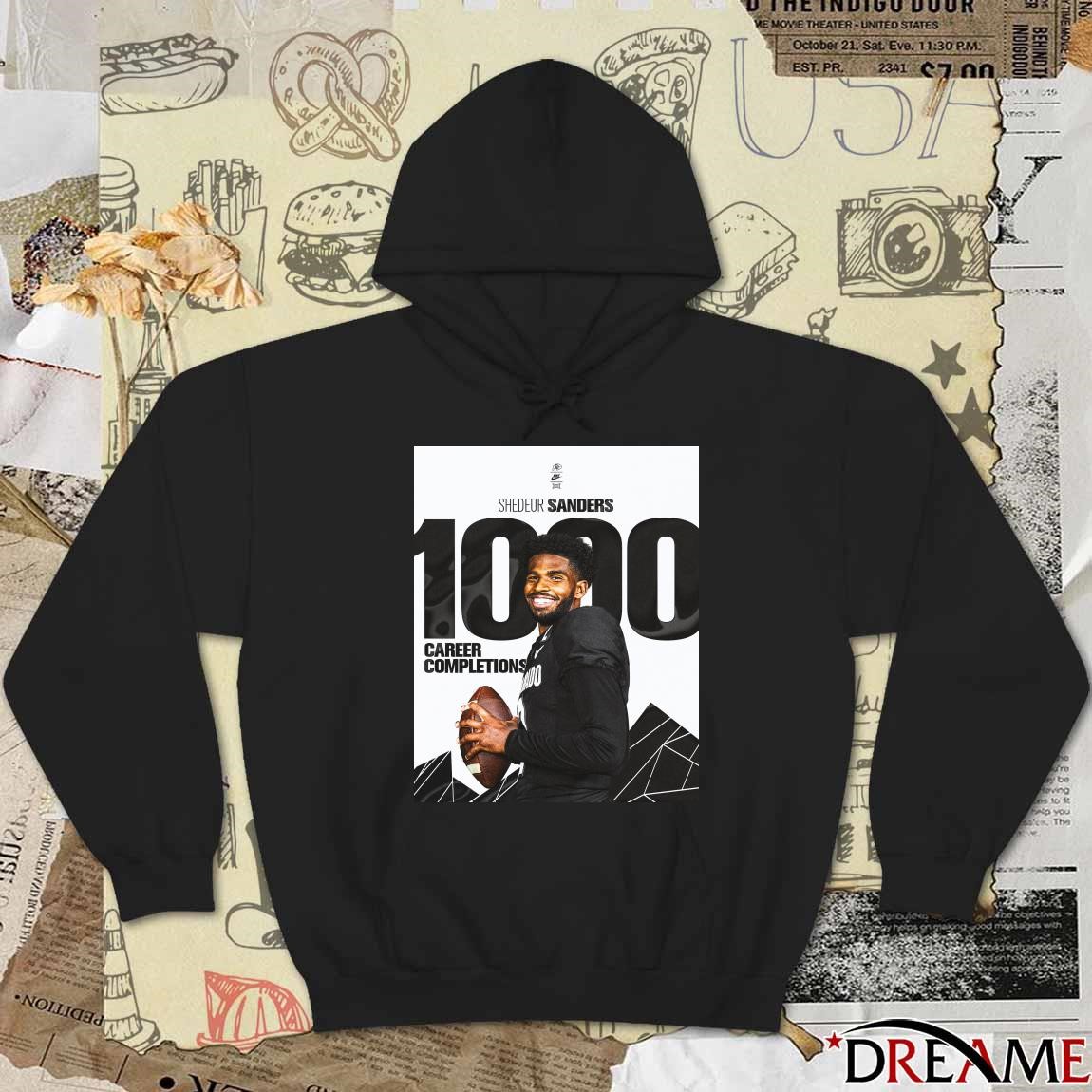 Official Shedeur Sanders Colorado Buffaloes 1000 Career Completions ...