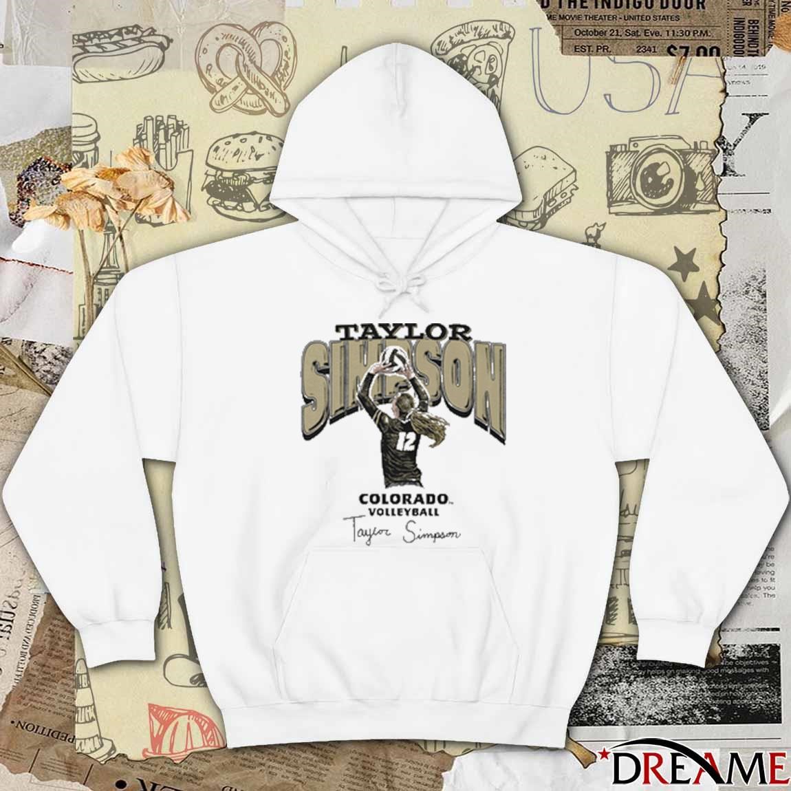 Official Taylor Simpson Colorado Volleyball Signature Painting t-shirt ...