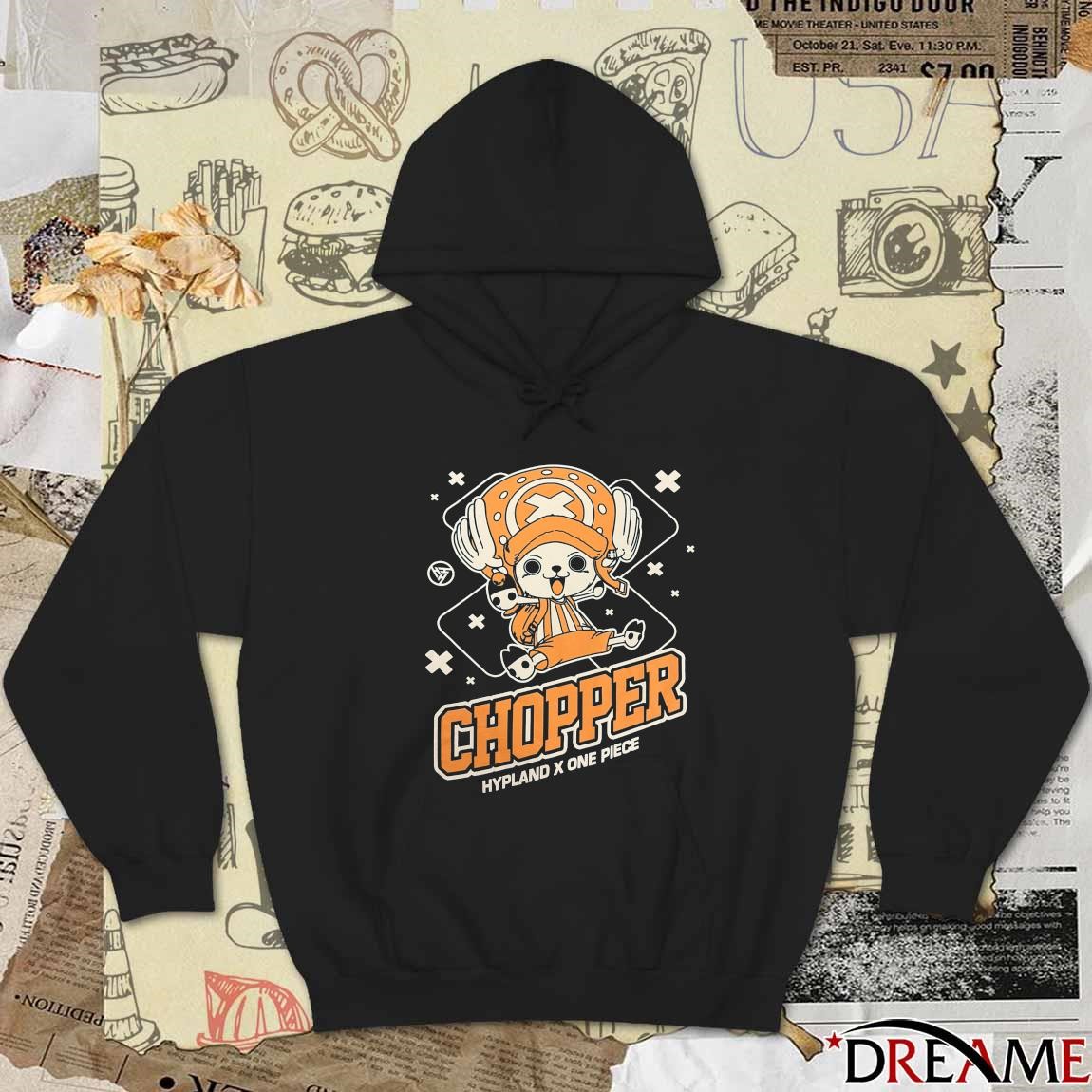 Official Chopper Hypland x One Piece 2024 Painting t-shirt, hoodie, sweater, long sleeve and ...